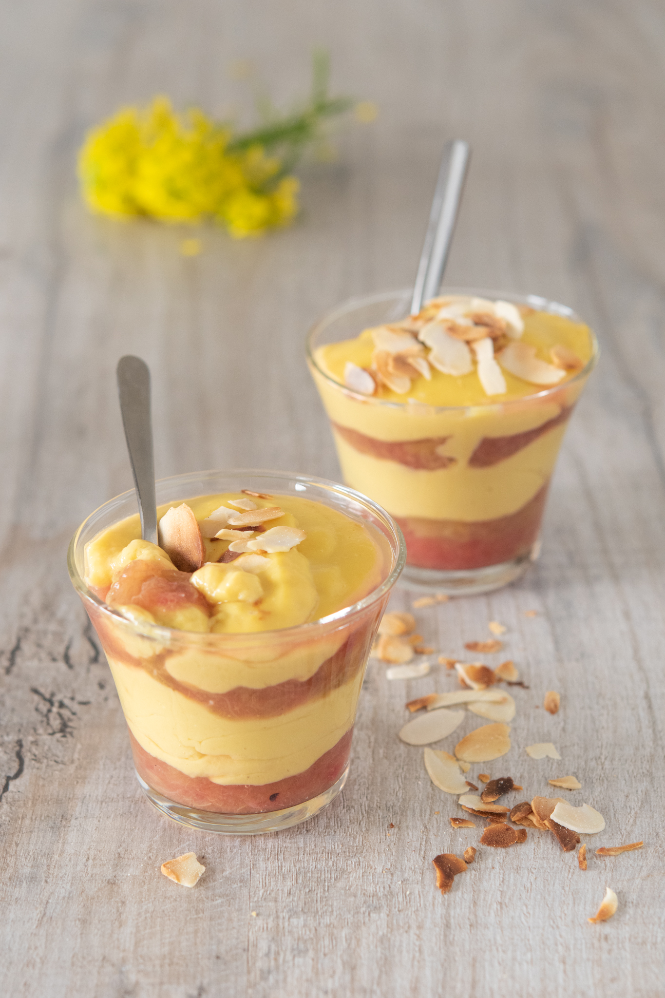 » Rhubarbe et crème pâtissière au miso blanc | Clea cuisine